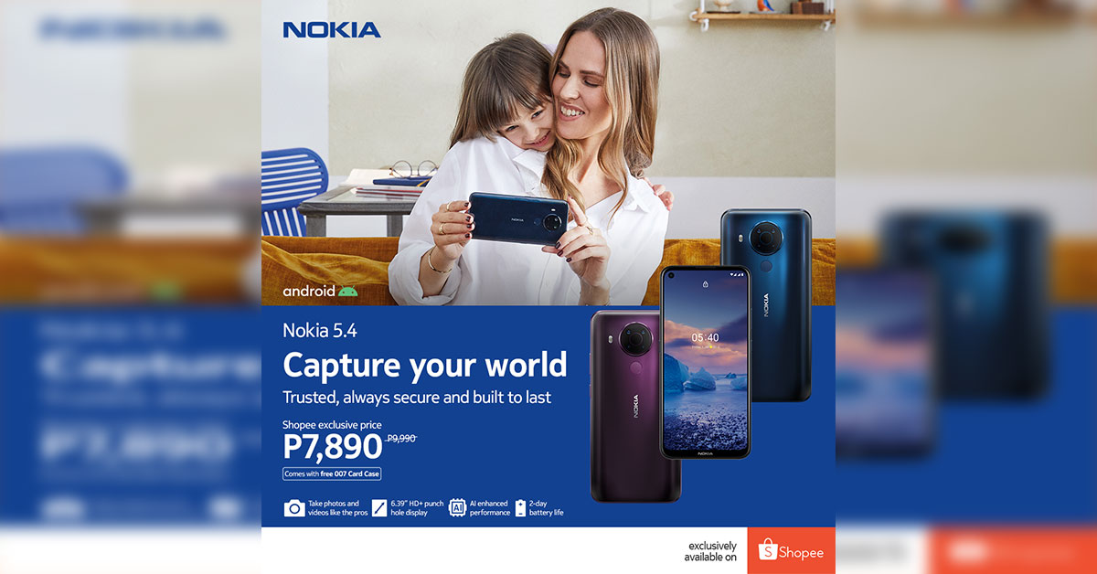 Get The Nokia 5.4 with a Shopee exclusive price of P7,890 | Tech G³