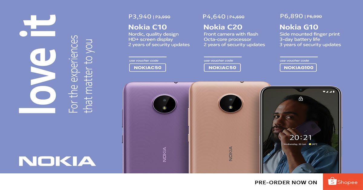 Grab the latest Nokia G10, Nokia C20 and Nokia C10 Smartphones on ...