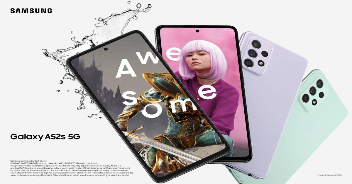 Speed up your Awesome with the new SAMSUNG Galaxy A52s 5G | Tech G³