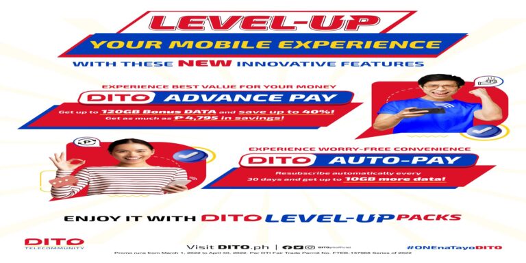 DITO Telecommunity Rolls-Out Auto Pay and Advance Pay with its DITO ...