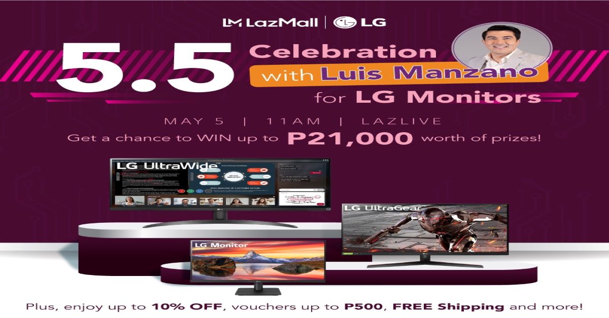 LG Monitor Madness on 5.5 Lazada Live | Tech G³