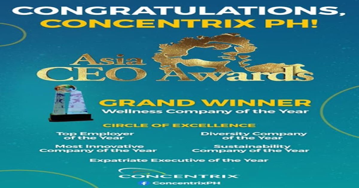 Concentrix is 2022 Asia CEO Wellness Company of the Year! | Tech G³