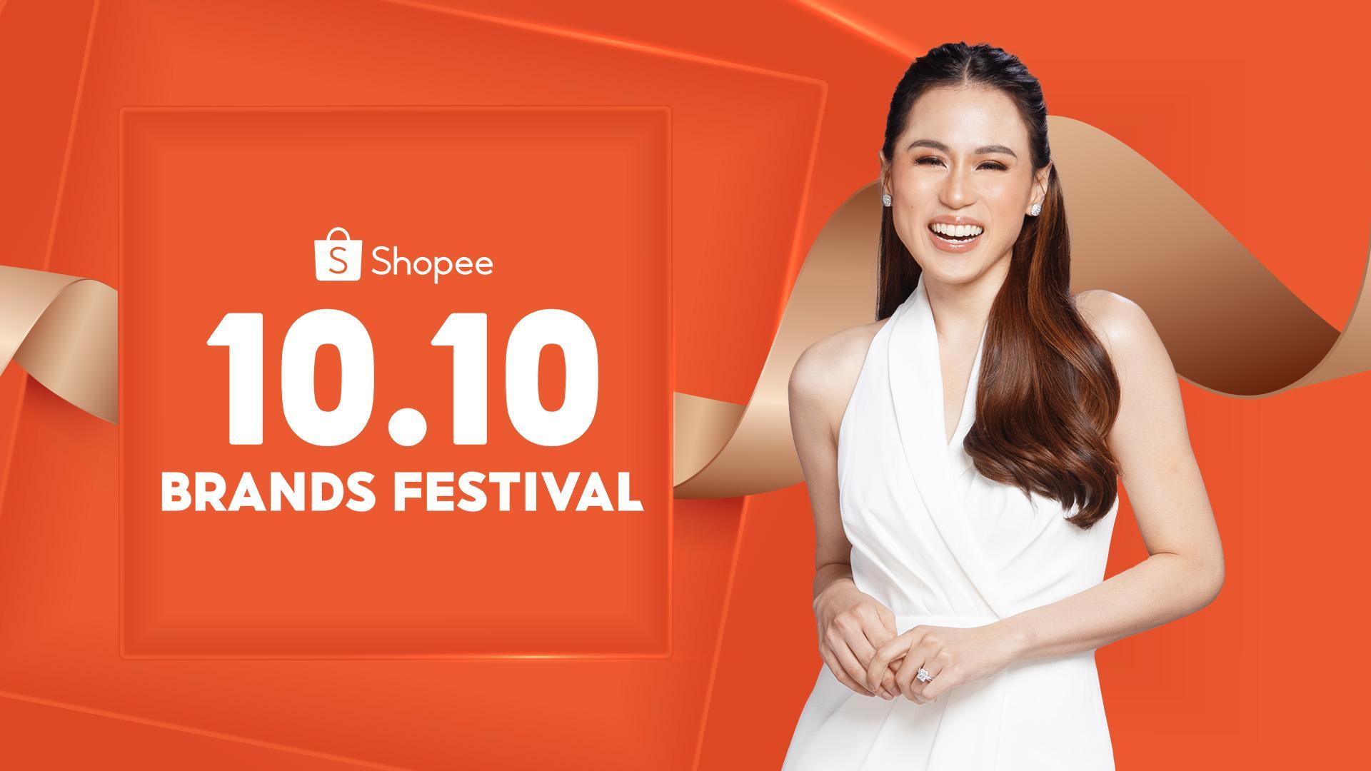 Shopee new brand ambassador Toni Gonzaga at the 10.10 Brands Festival ...