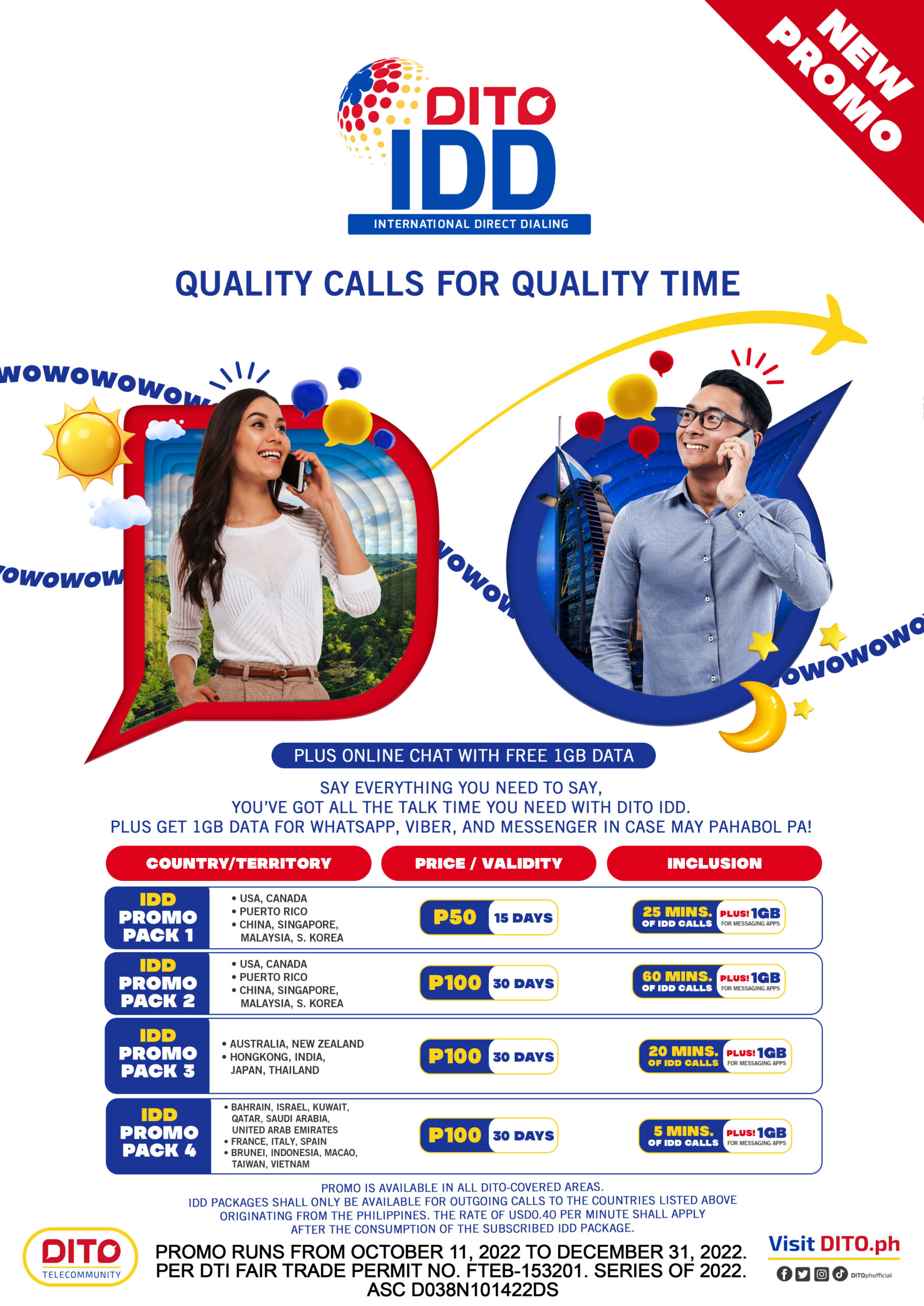 Talk More with DITO, Saan Man sa Mundo! | Tech G³