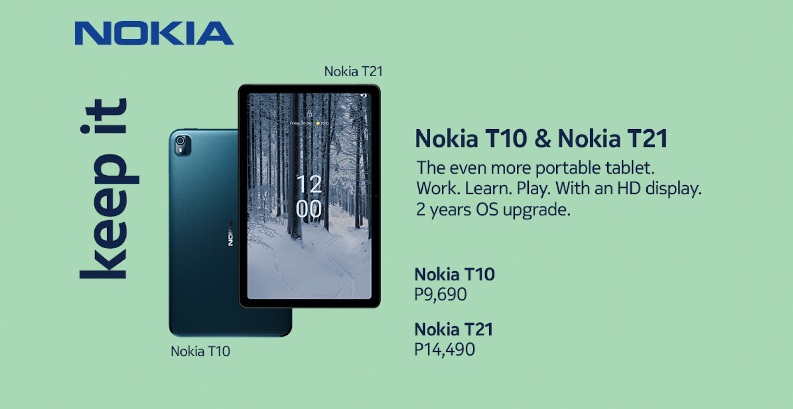 Nokia T10 and T21 tablets that are built to last | Tech G³