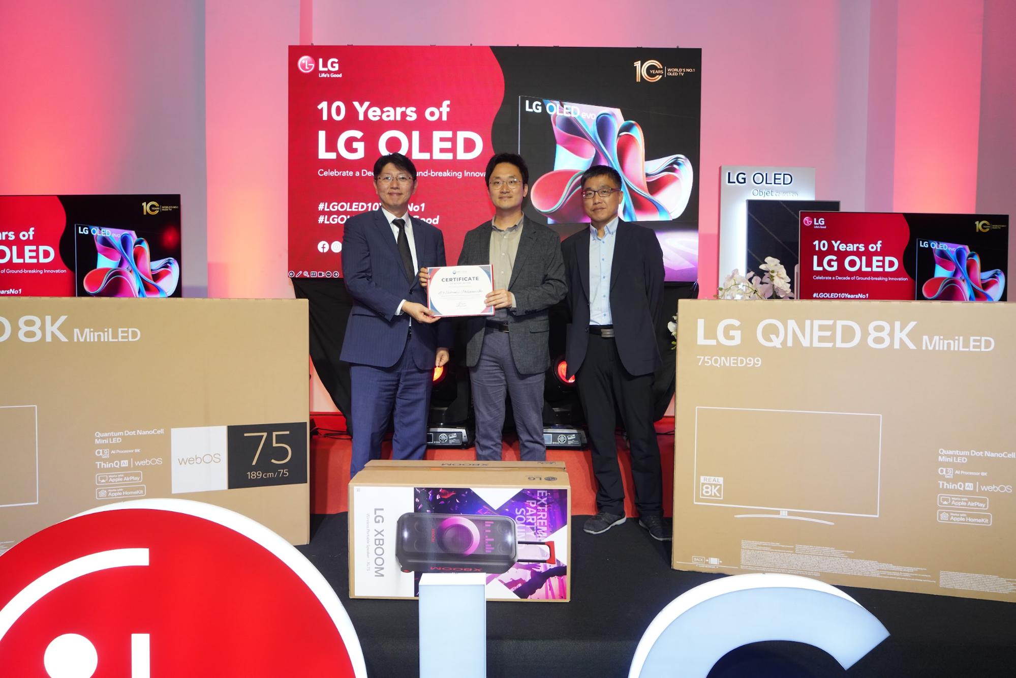 LG OLED Celebrates 10 Years of Setting the Standard in Home ...