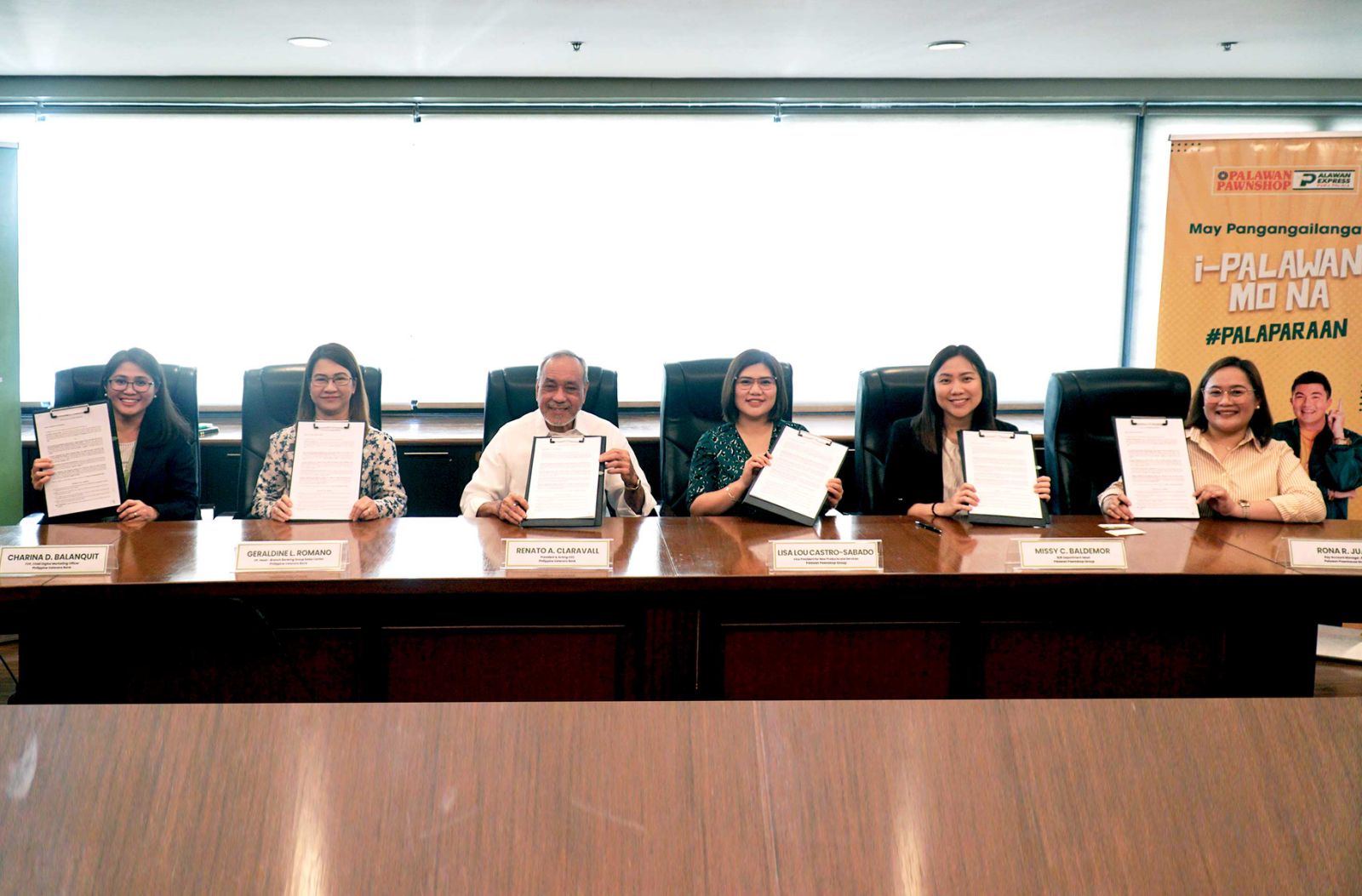 Palawan Express Pera Padala and Philippine Veterans Bank Seal ...