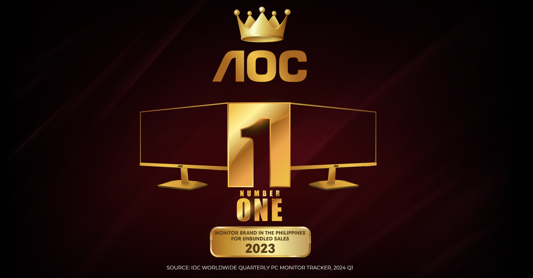 AOC Monitors Named Number One Monitor Brand in the Philippines for 2023 ...