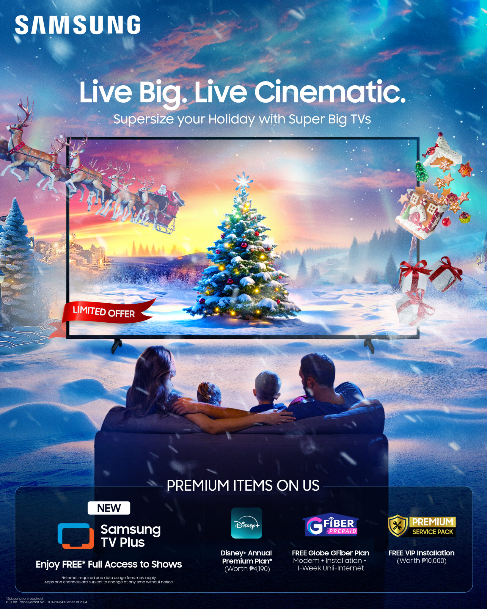 Experience a Cinematic Holiday at Home with Samsung Super Big TVs and ...