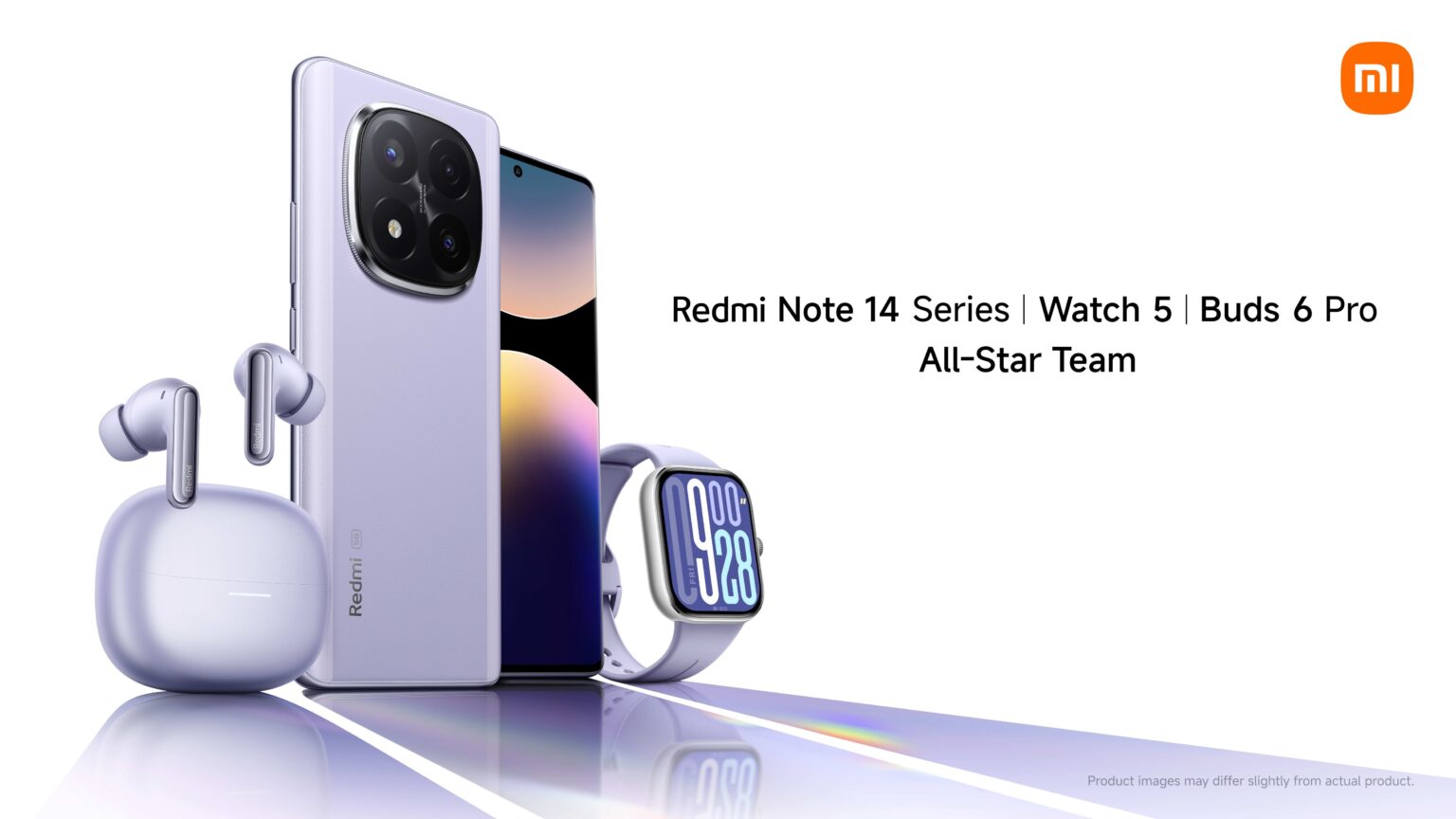 The Iconic Combo of the Redmi Note 14 Series, Redmi Watch 5, and Redmi ...